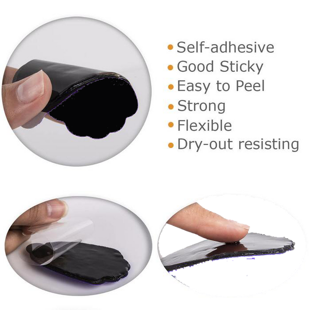 5 Pairs (10 Pads) of Medium Hand Shaped Medical Grade Pads (Purple ...